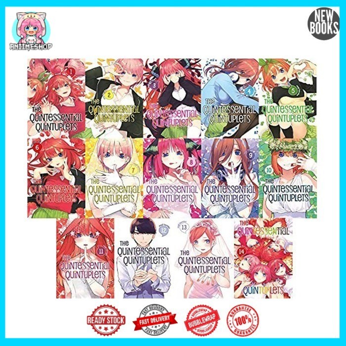 Jual Quintessential Quintuplets manga Vol. 1-14 (English) | Shopee ...