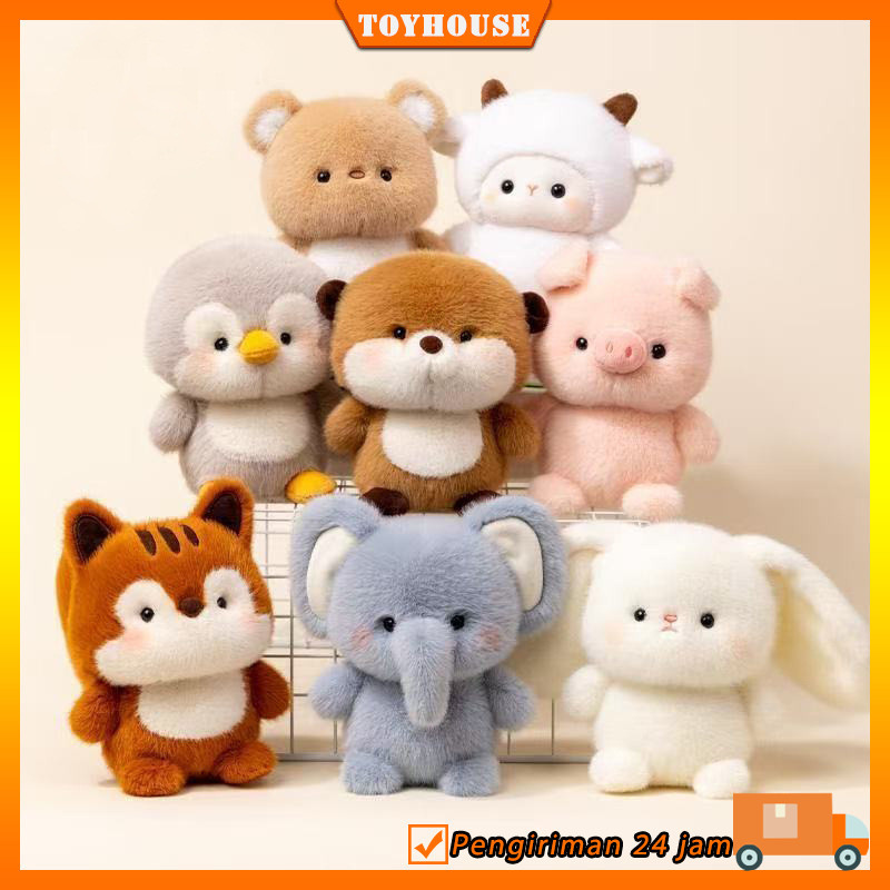 Jual Boneka Lucu Lembut Mewah Ukuran 16cm Boneka Hewan Babi/anjing Lucu ...