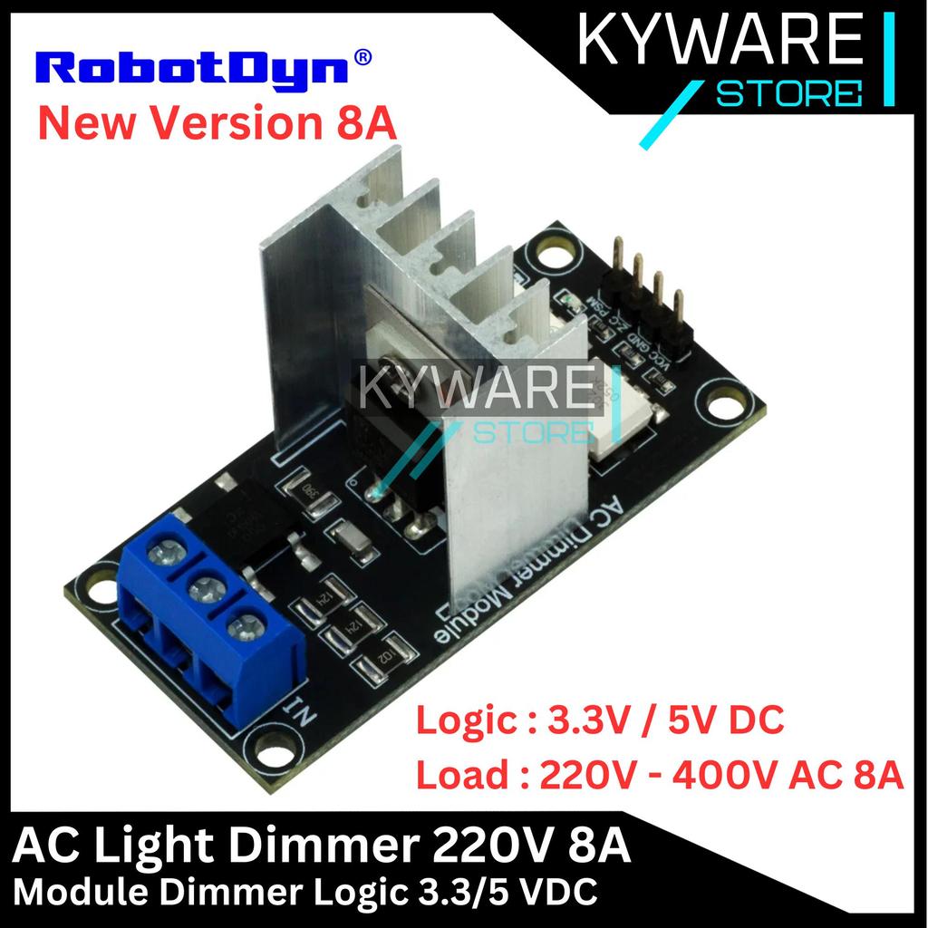 Jual KYWARE AC Light Dimmer Robotdyn Module 1 Channel 220V 110V logic ...