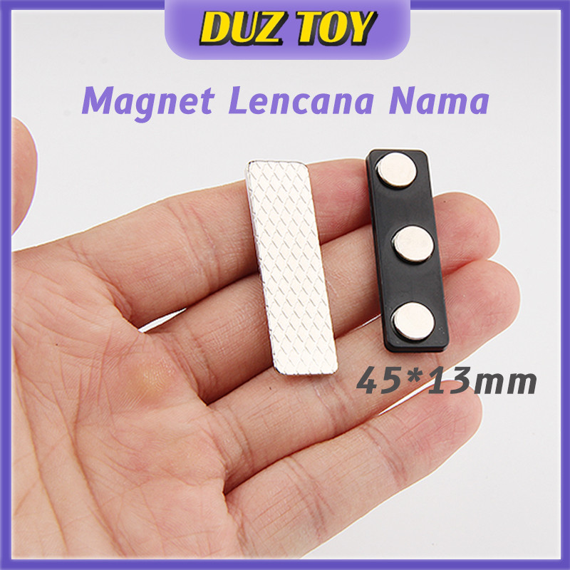 Jual Magnet Nama Dada/ Nametag /Caution Grade Super Tiga Titik Magnet ...