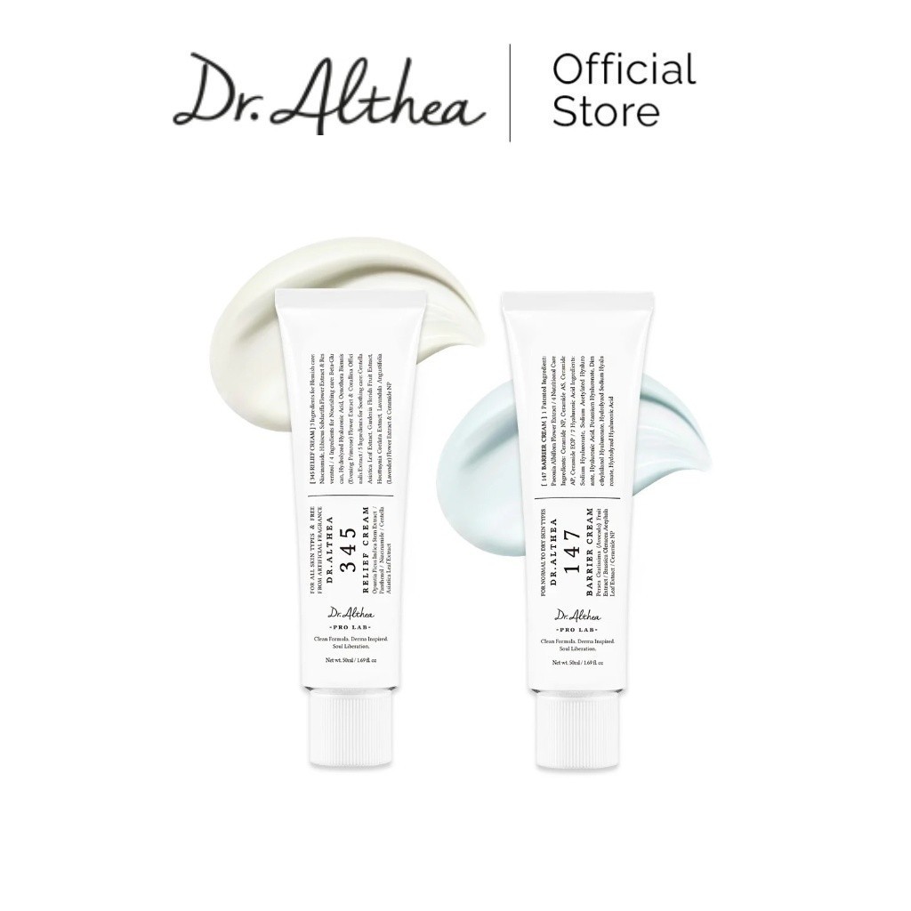 Jual Dr.Althea Dual Cream Set | 345 Relief Cream/Care Post Acne Cream ...