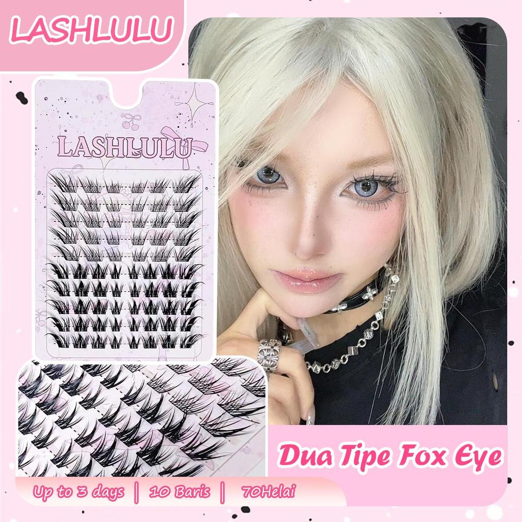Jual LASHLULU B13 Fox Eye Bulu Mata Individual Dua Tipe Natural & Manga ...