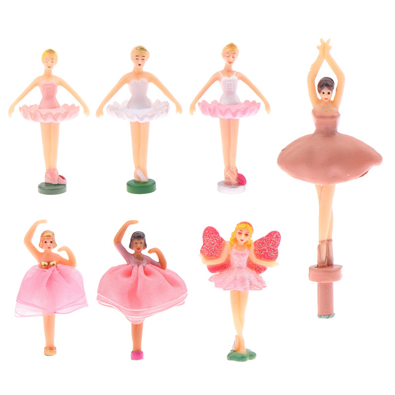 Jual Mini Music Box Doll Ballet Dancer Girls Figurines Fairy Princess ...