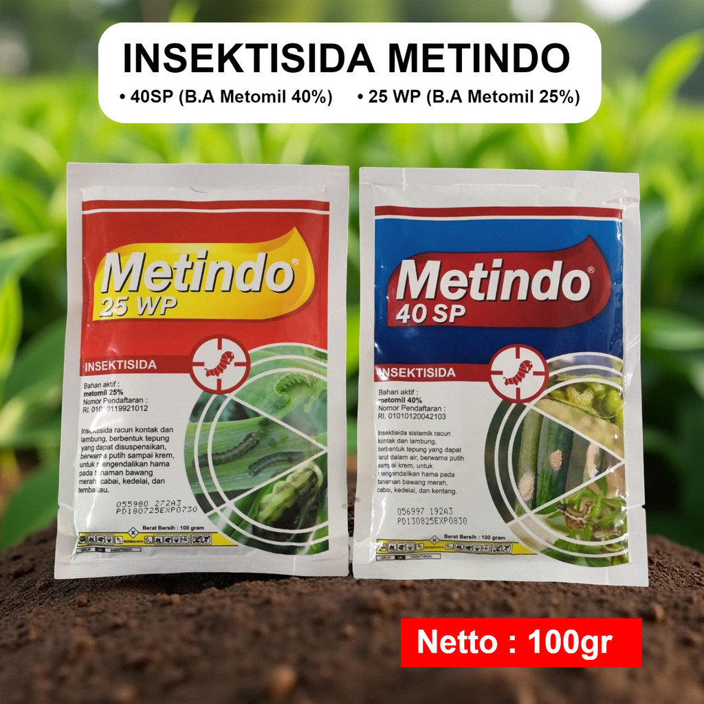 Jual Insektisida Metindo 40Sp dan 25WP 100Gr . Pembasmi Hama Obat ...