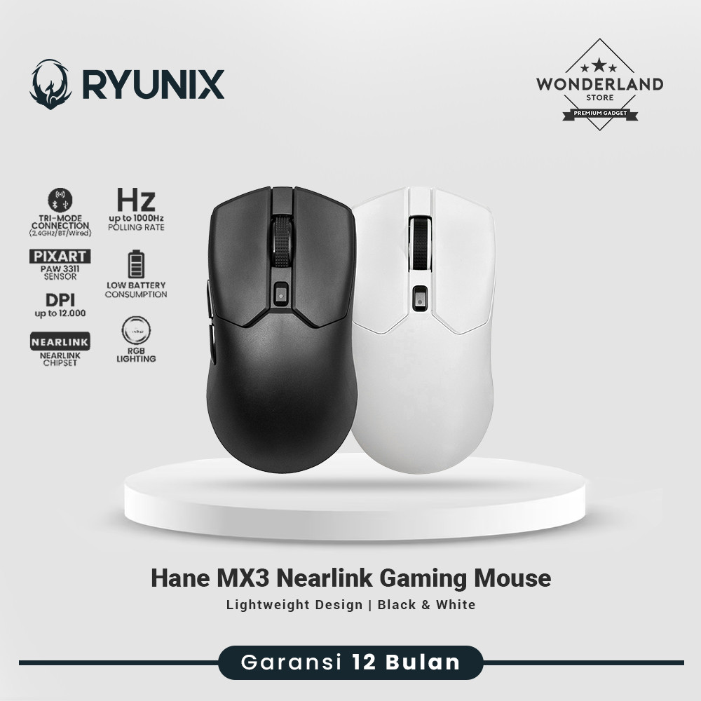 Jual Sades Ryunix Hane MX3 Mouse Gaming Nearlink Lightweight Tri-Mode ...