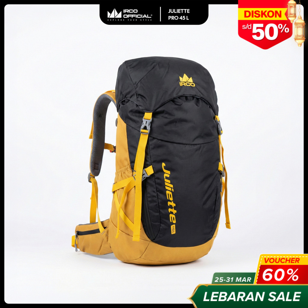 Jual IRCO Juliet Carrier Ultralight 45 Liter Free Raincover - Tas ...