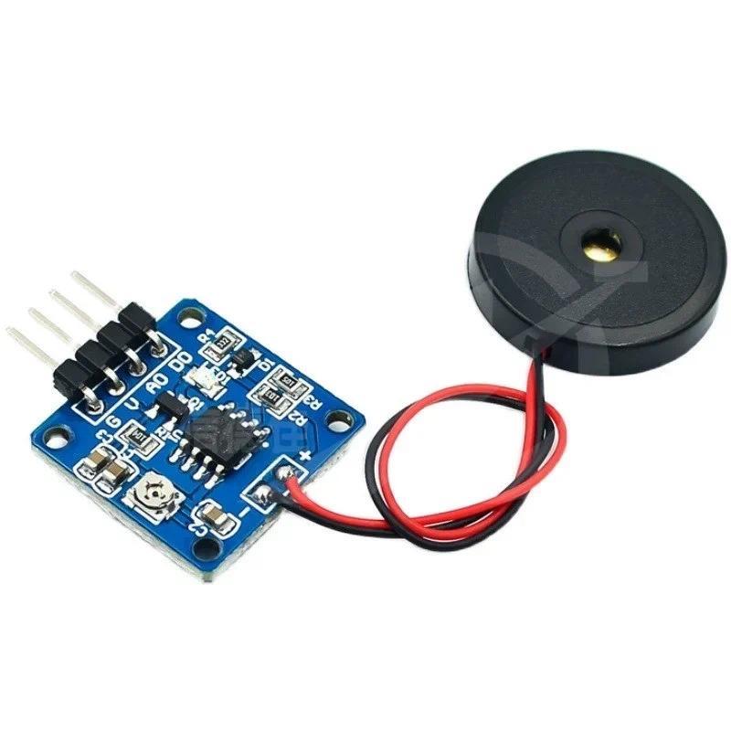 Jual Vibration sensor Piezo sheet percussion vibration Switch module ...