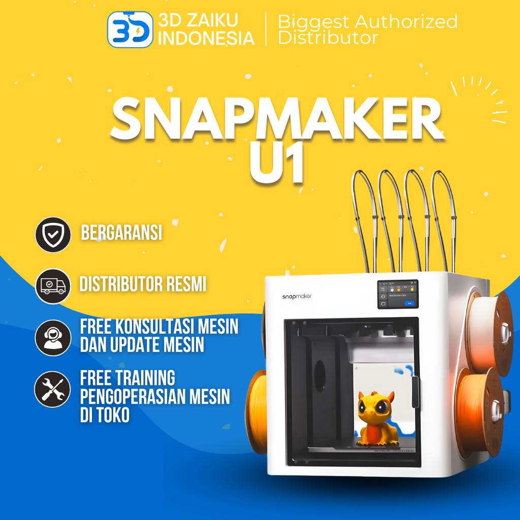 Jual Original Snapmaker U1 Color 3D Printer Toolchanger Snapswap System ...