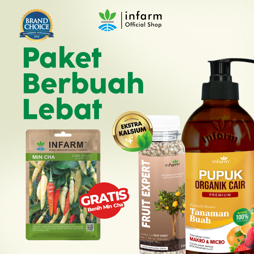 Jual INFARM - Paket Berbuah Lebat, Paket POC Buah Fruit Expert Pupuk ...