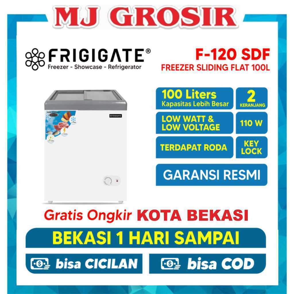Jual FRIGIGATE F 120 SDF CHEST FREEZER BOX 100 L LEMARI PEMBEKU 100 ...