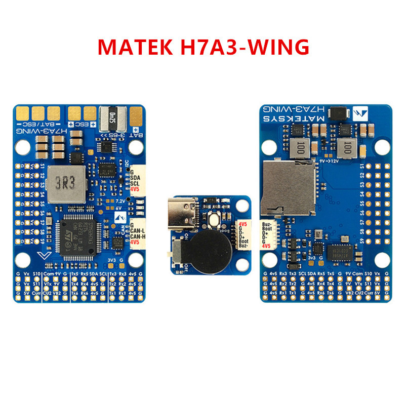 Jual MATEK MATEKSYS FLIGHT CONTROLLER H7A3-WING ICM42688P/OSD/6x UARTs ...