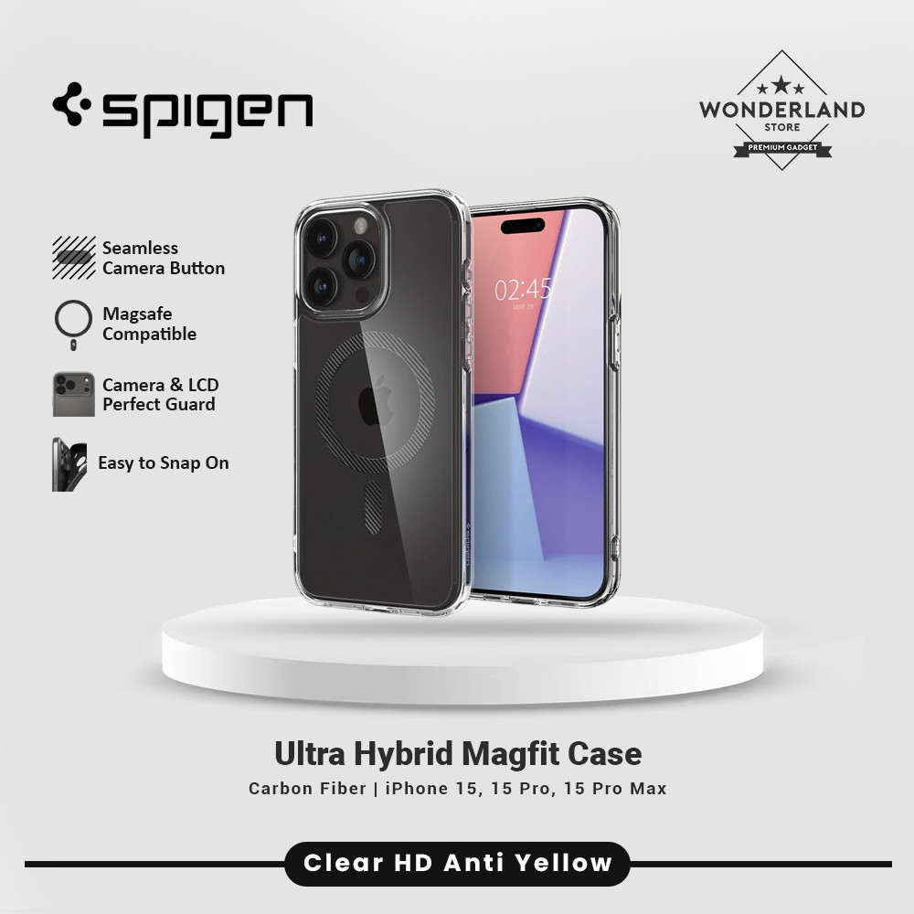 Jual Spigen Case for iPhone 15 Series Spigen Ultra Hybrid MagFit ...