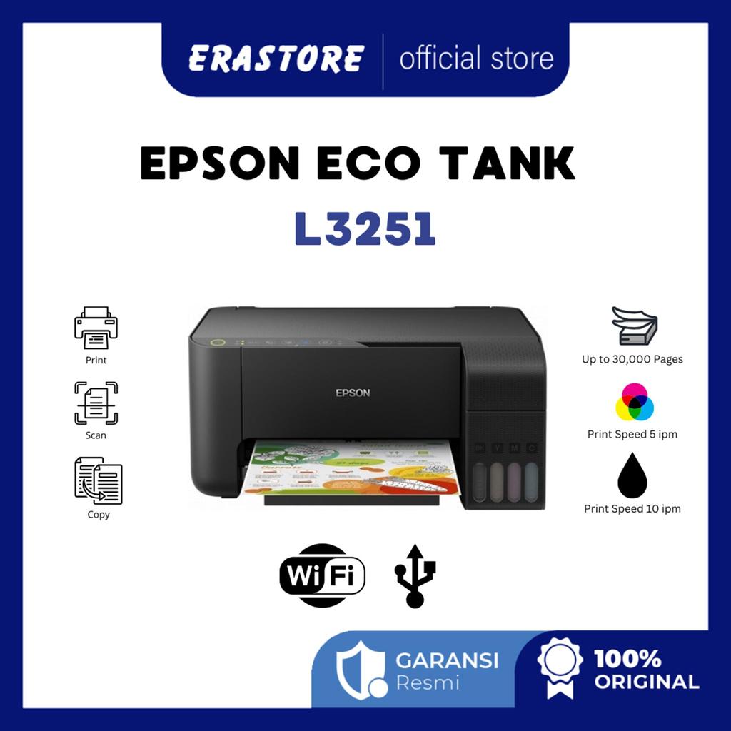 Jual Epson EcoTank L3251 A4 Wi-Fi All-in-One Ink Tank Printer | Shopee ...