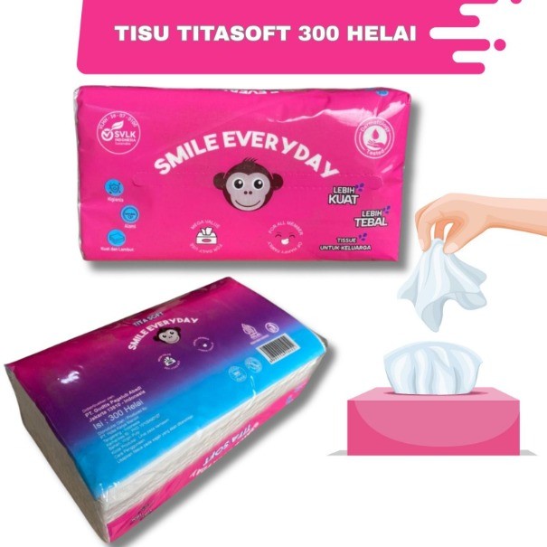 Jual [Bundling 10 Pack] Tisu Tita Soft 300 Sheet Tissue Tissu Facial ...