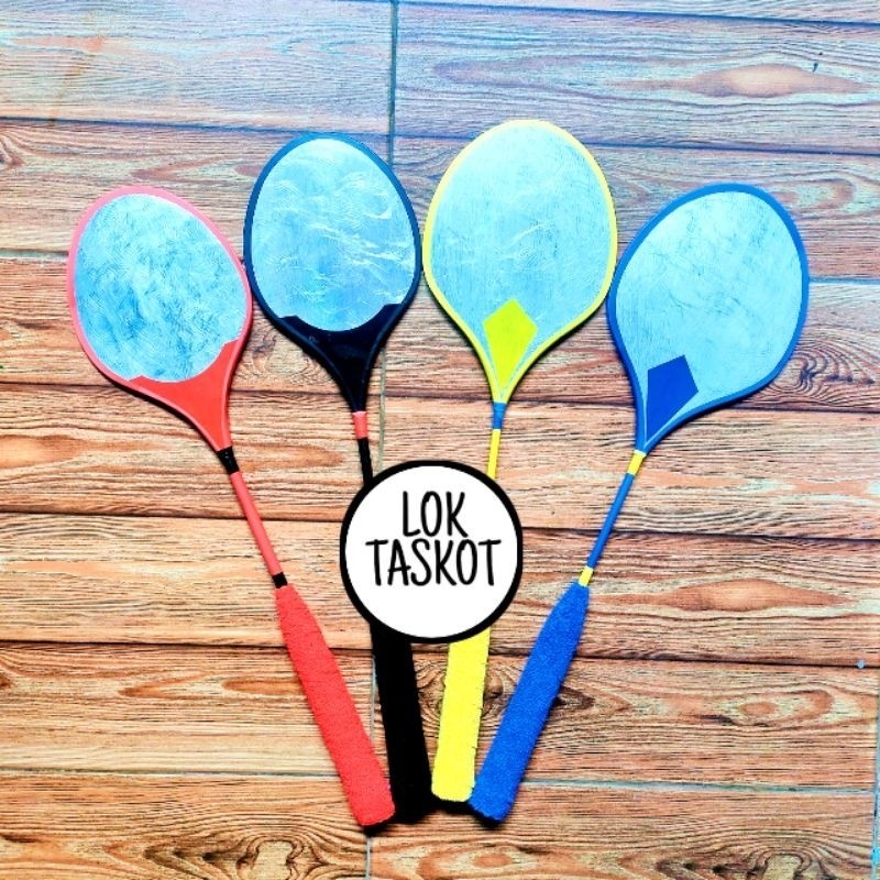 Jual Raket Toktak / Raket Tok Tak / Raket Kayu / Raket Badminton / Redi ...