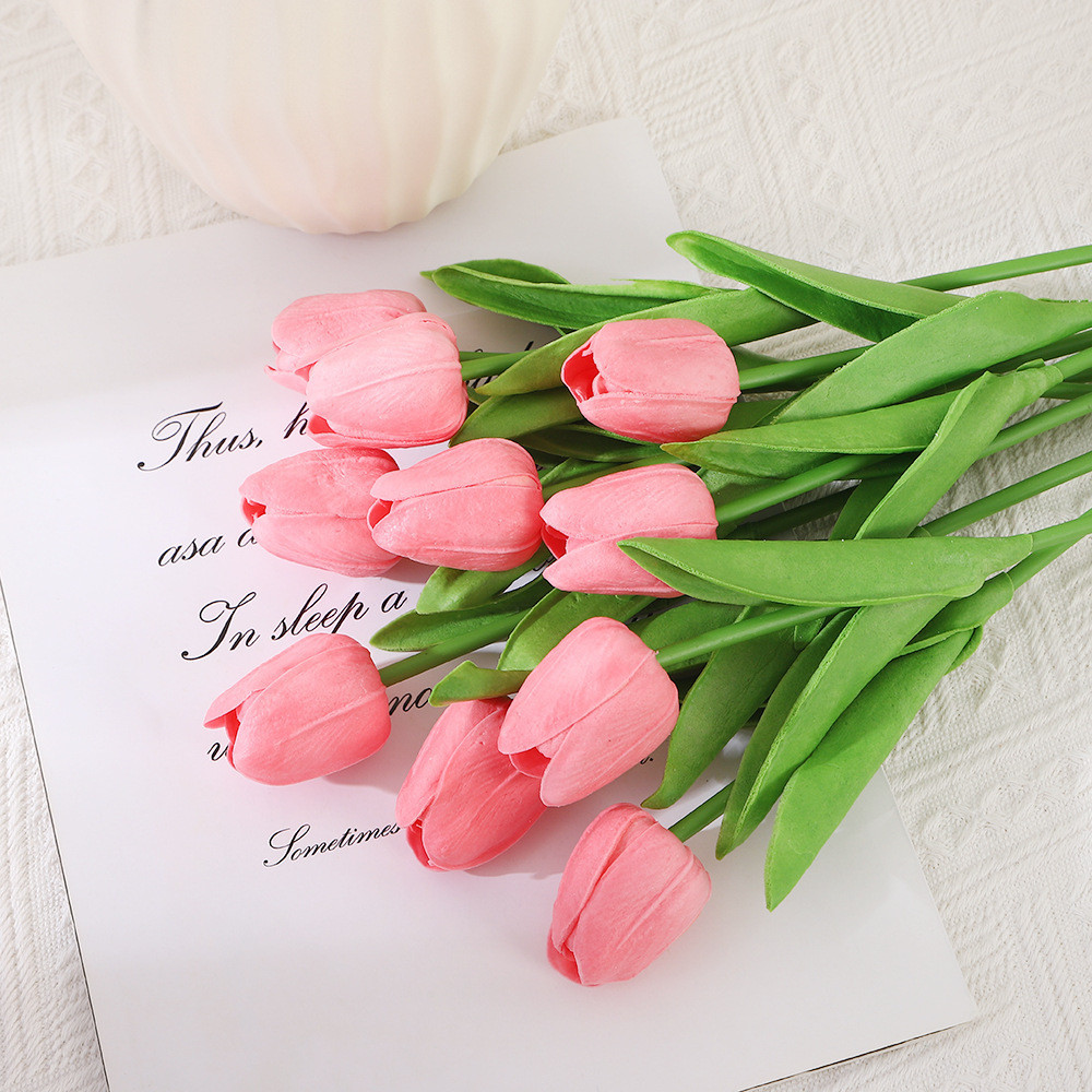 Jual Artificial Tulip Latex Bunga Tulip Artificial Bunga Hiasan Ruang ...