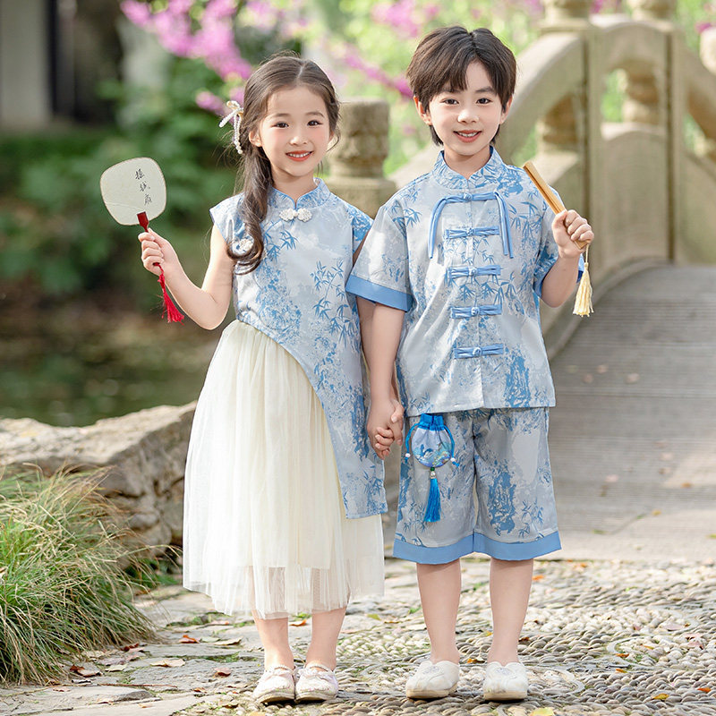 Jual ( SET1376 / SET1377 ) Baju imlek kembaran setelan rok tutu ...