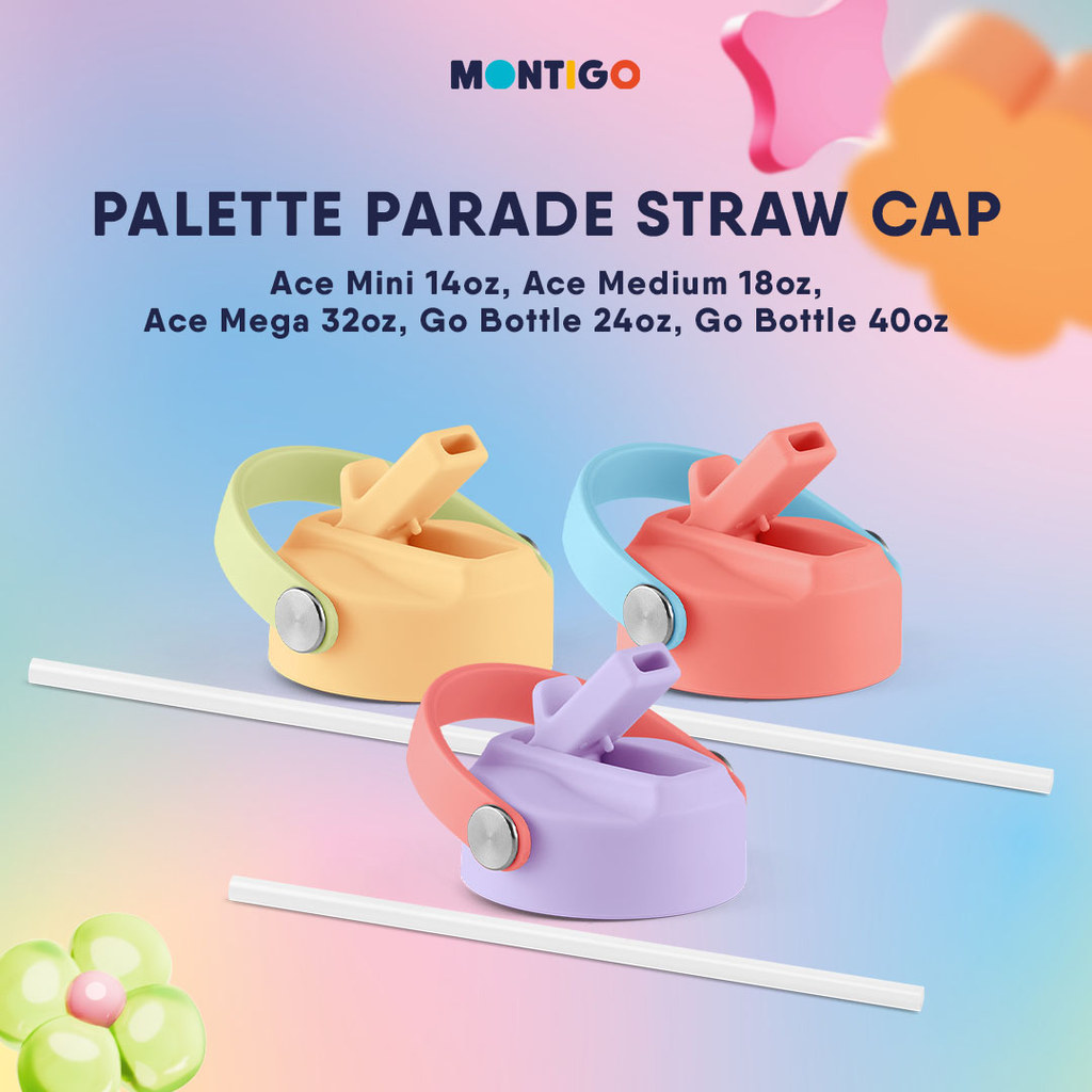 Jual Montigo | Palette Parade Ace Straw Cap ( Tumbler Accessories ...