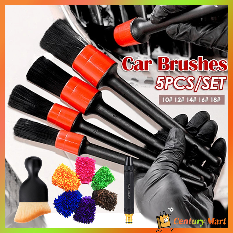Jual CM Kuas Detailing Set 5 in 1 - Sikat Pembersih Interior & Exterior ...