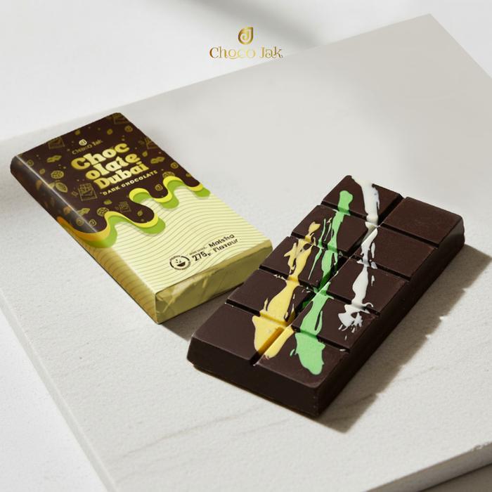 Jual Promo Choco Jak Coklat Dubai Viral | JUMBO [275gr] | Coklat Viral ...