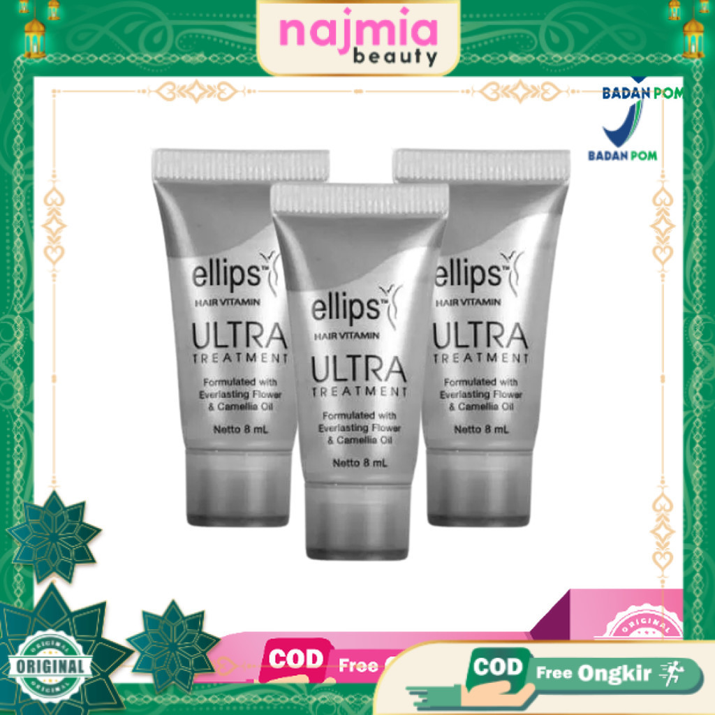 Jual Najmia Ofc Ellips Hair Vitamin Ultra Treatment Tube / Vitamin ...