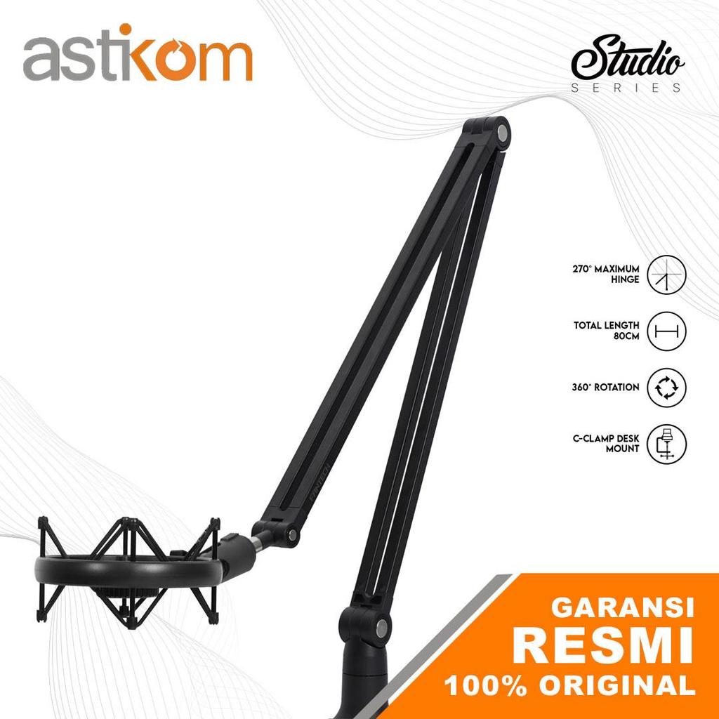 Jual Stand Microphone Fantech AC902S Black Boom Arm | Shopee Indonesia