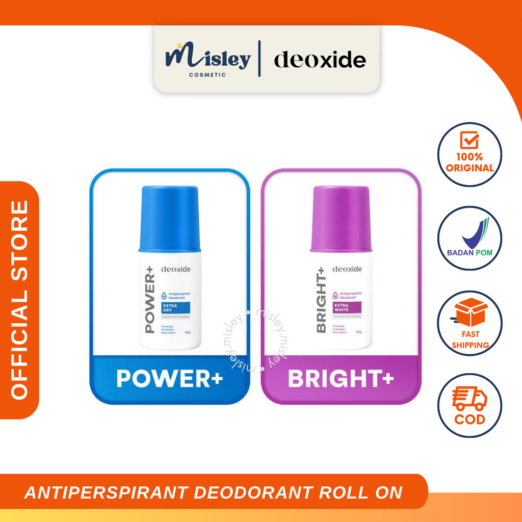 Jual MISLEY - DEOXIDE Antiperspirant Deodorant Roll On POWER+ For ...
