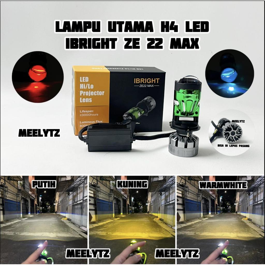 Jual IBRIGHT ZE 22 MAX - Lampu Utama Socket H4 Led | Shopee Indonesia
