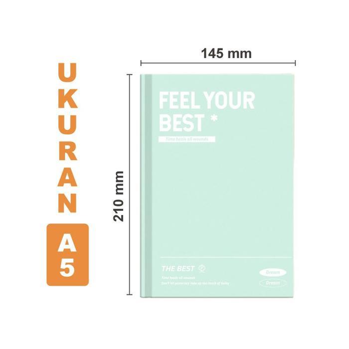 Jual AKUSA Hard Cover Book A5 100 Lembar Buku Catatan Jurnal Notebook ...
