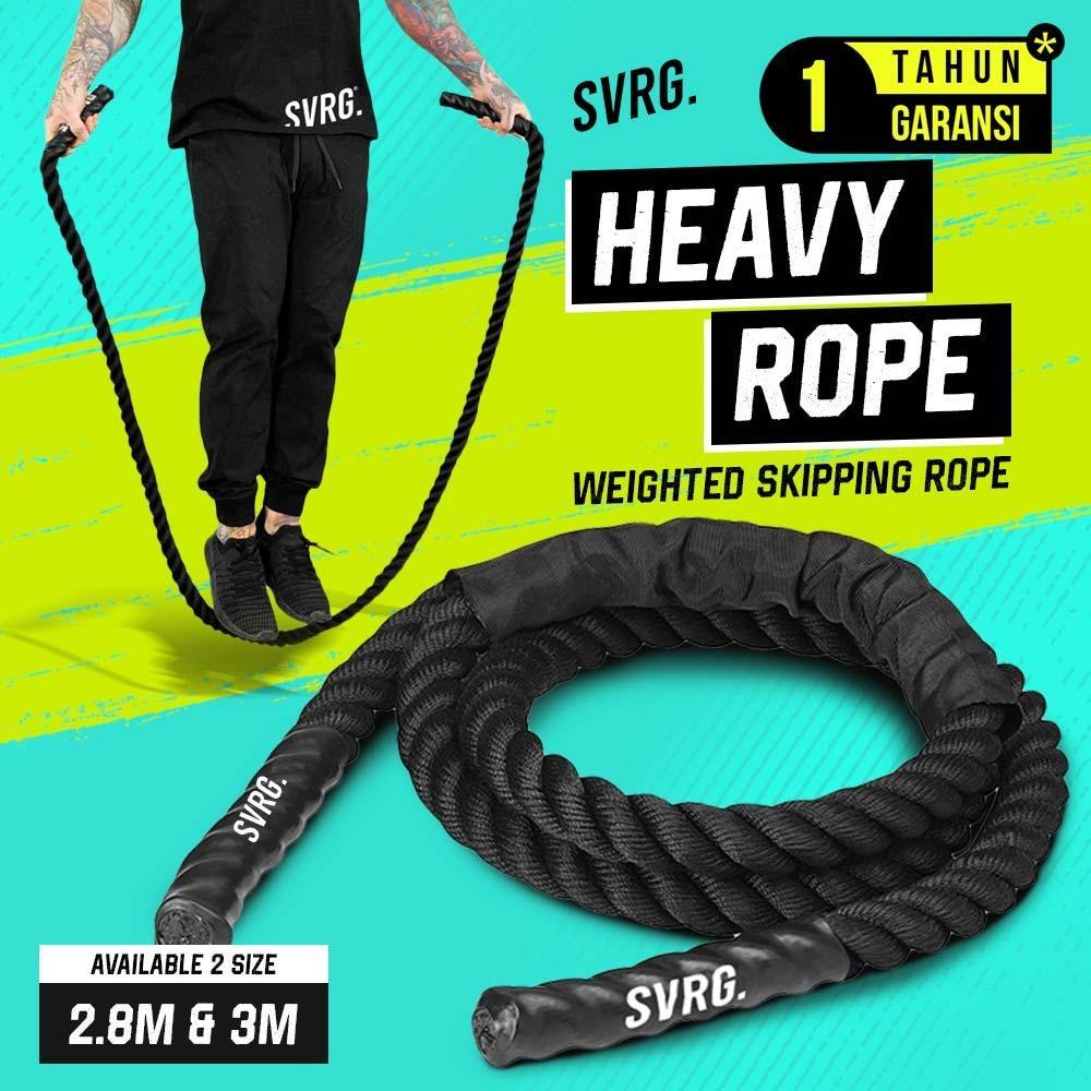 Jual SVRG Weighted Skipping Rope - Battle Jump Rope - Gym & Fitness ...