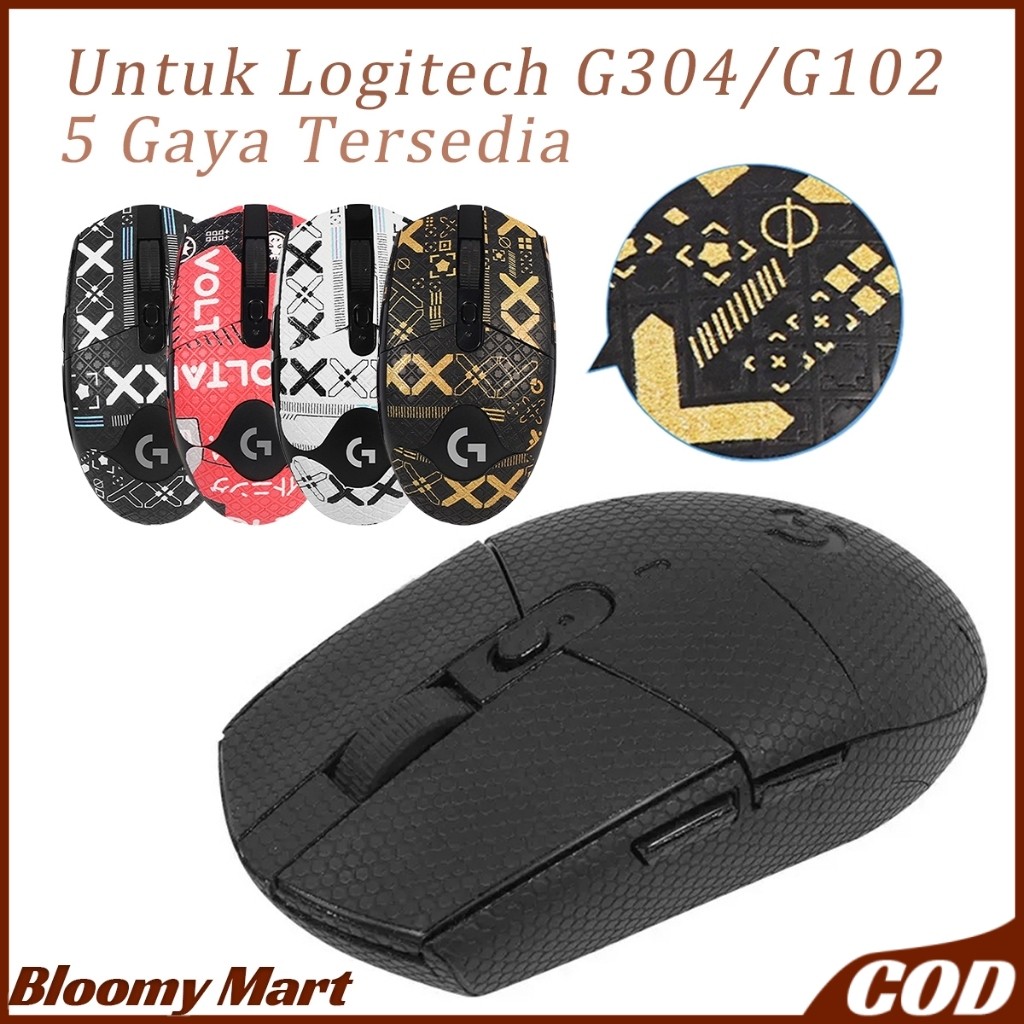 Jual Full Body Design Stiker Mouse Logitech G102 G304 Anti Selip ...