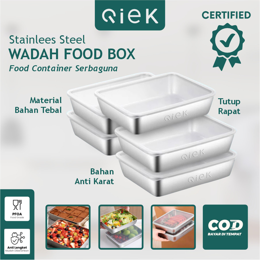 Jual Qiek Food Container Wadah Makanan Container Box Food Container ...