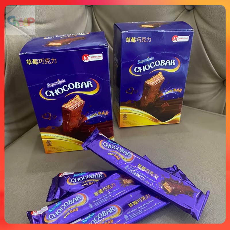 Jual CHOCOBAR PER KOTAK ISI 20 COKLAT COKLAT BIG BAR KEMASAN JUMBO ...