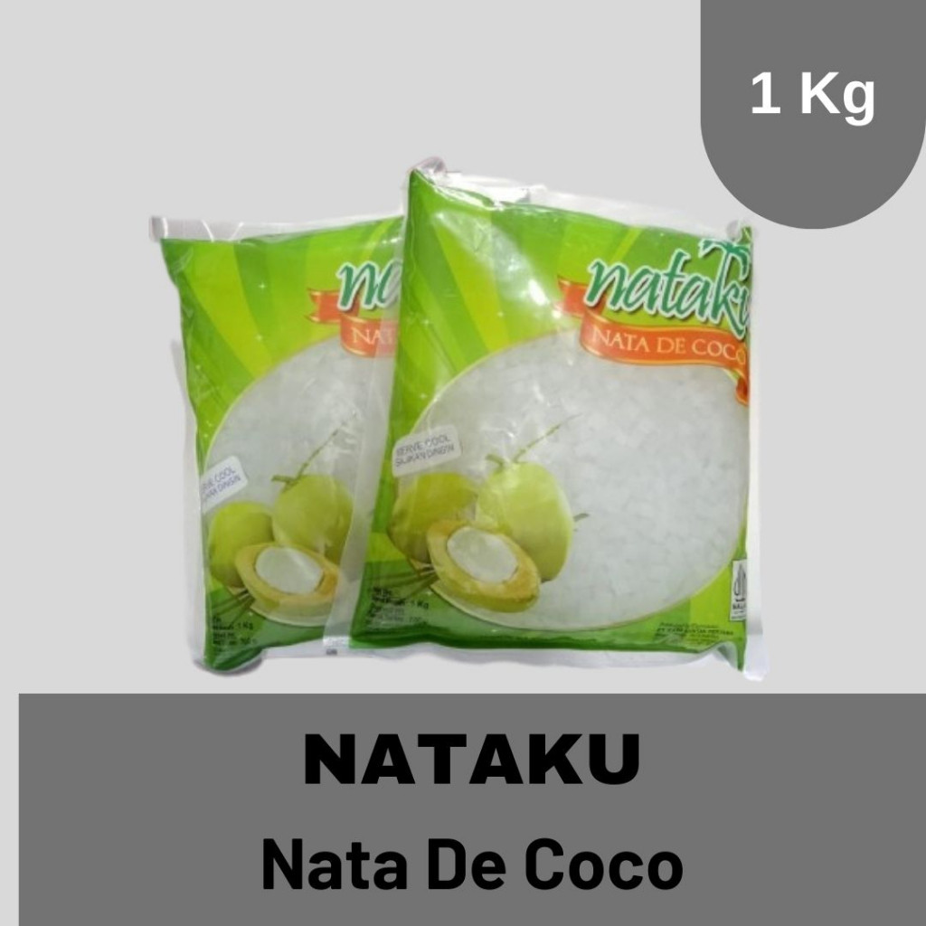 Jual Nataku Nata De Coco ukuran kecil 1 kg Asli / Mixue Halal Harga ...