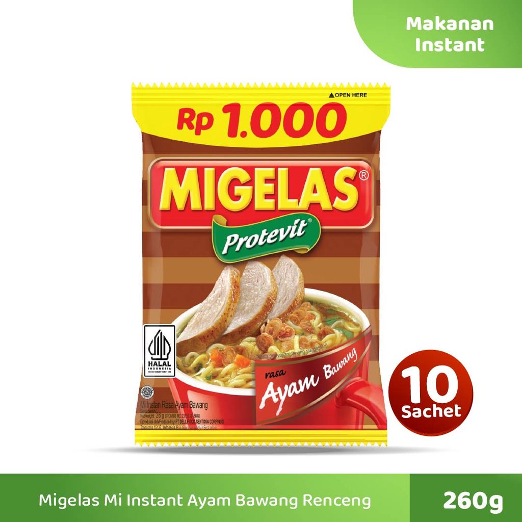 Jual Migelas Ayam Bawang Renceng 10 Sachets | Shopee Indonesia
