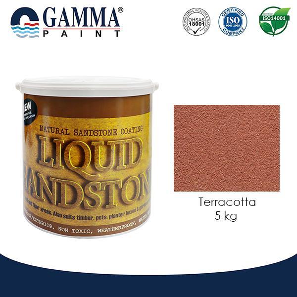 Jual Gamma SANDSTONE 5KG Galon - Cat Tekstur Efek Batu & Aspal - White ...