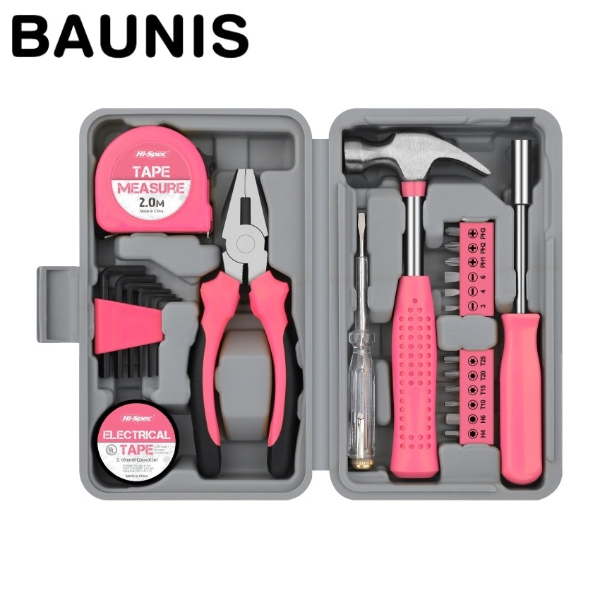 Jual Baunis Tas Toolkit Set Lengkap Pink Series - Alat Rumah Tangga ...