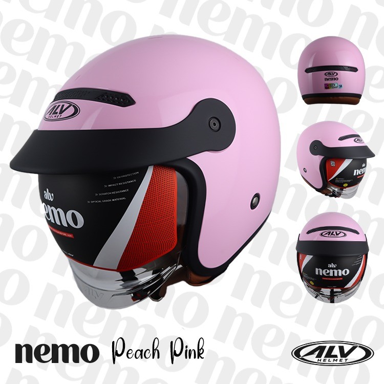 Jual HELM ALV NEMO ORIGINAL - HELM TERBARU MAGNUM PINK UNTUK COWO ...