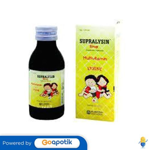 Jual Supralysin Syrup Isi 100 Ml Botol | Shopee Indonesia