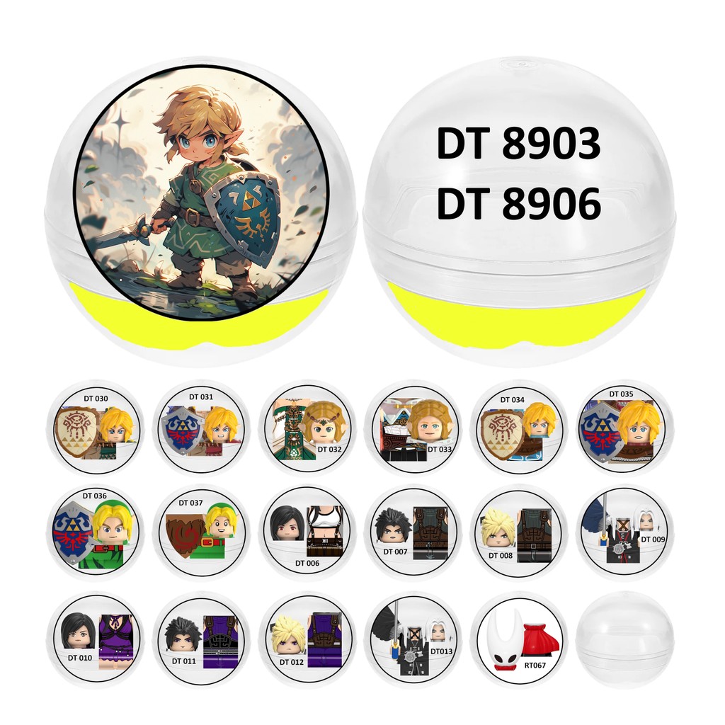 Jual Mainan kapsul gacha varian - Legend of Zelda dan Final Fantasi ...