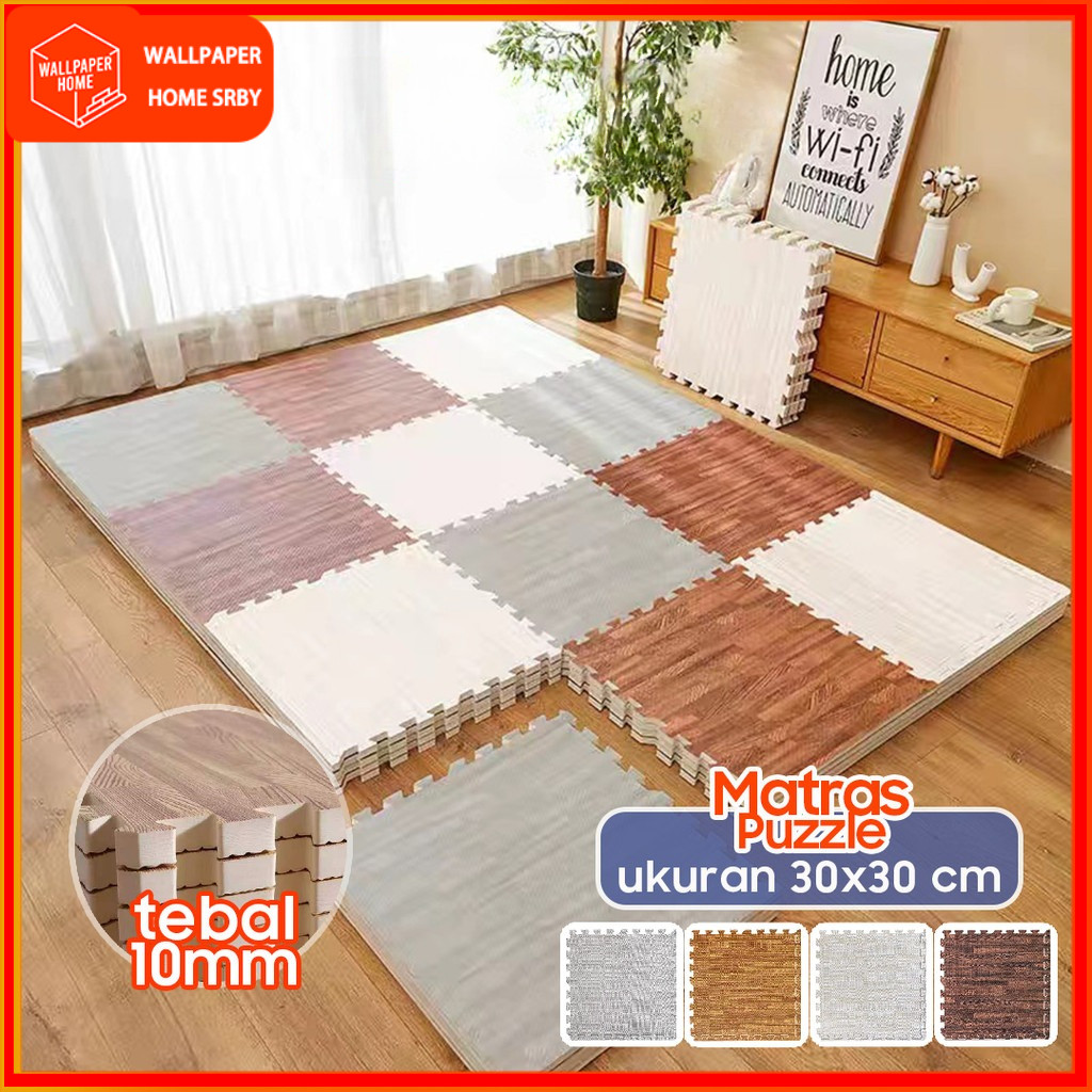 Jual WALLPAPER HOME Matras Puzzle Eva 30x30cm Tebal 12mm - Alas Lantai ...