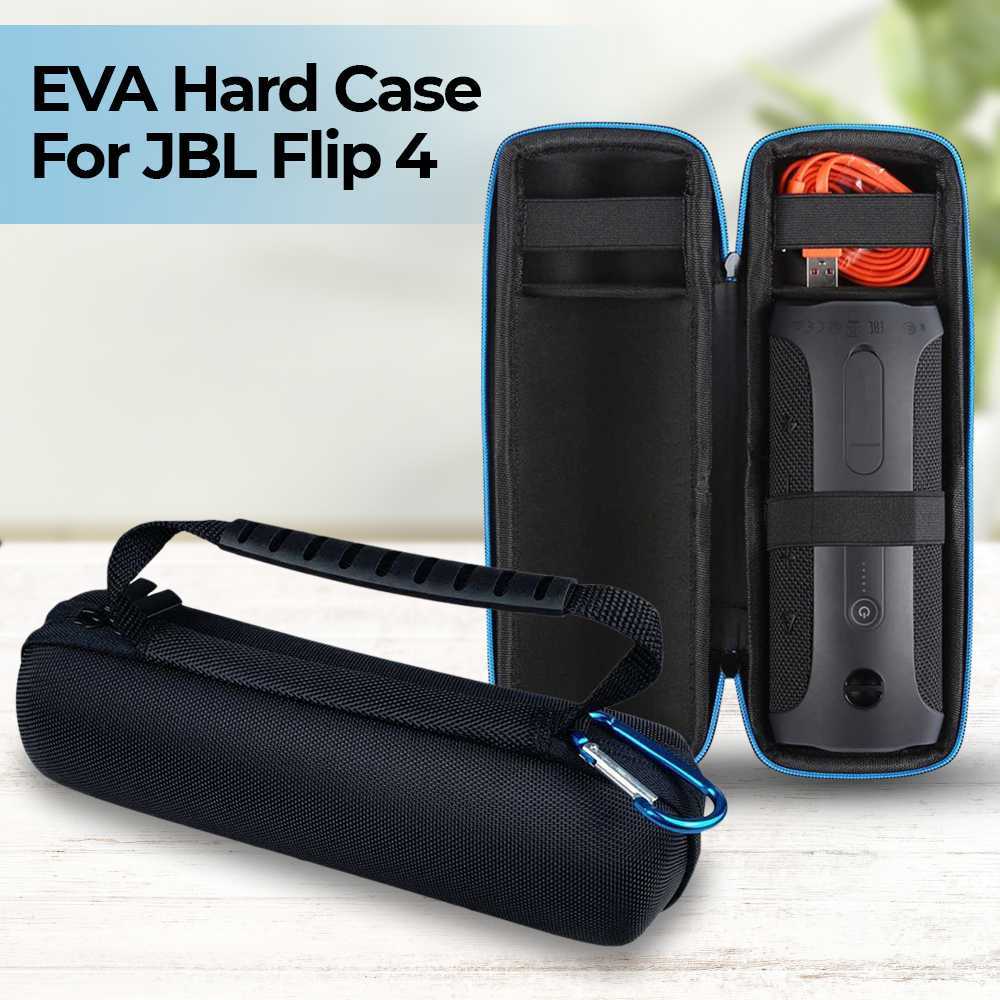 Jual Travel EVA Hard Case for Speaker Outdoor JBL Flip 4 / speaker ...