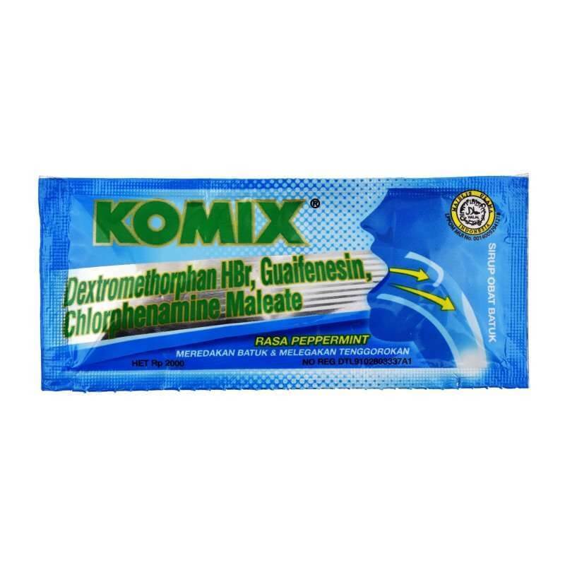 Jual Komix Obat Batuk Peppermint Sachet 7 ml | Shopee Indonesia