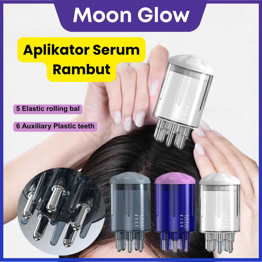 Jual Moon Glow [GARANSI 1 TAHUN] Scalp Massager-Sclap Applicator-Alat ...