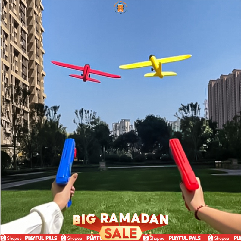 Jual Mainan Tembakan Peluncur Pesawat Terbang Peluru Lunak Untuk Anak ...