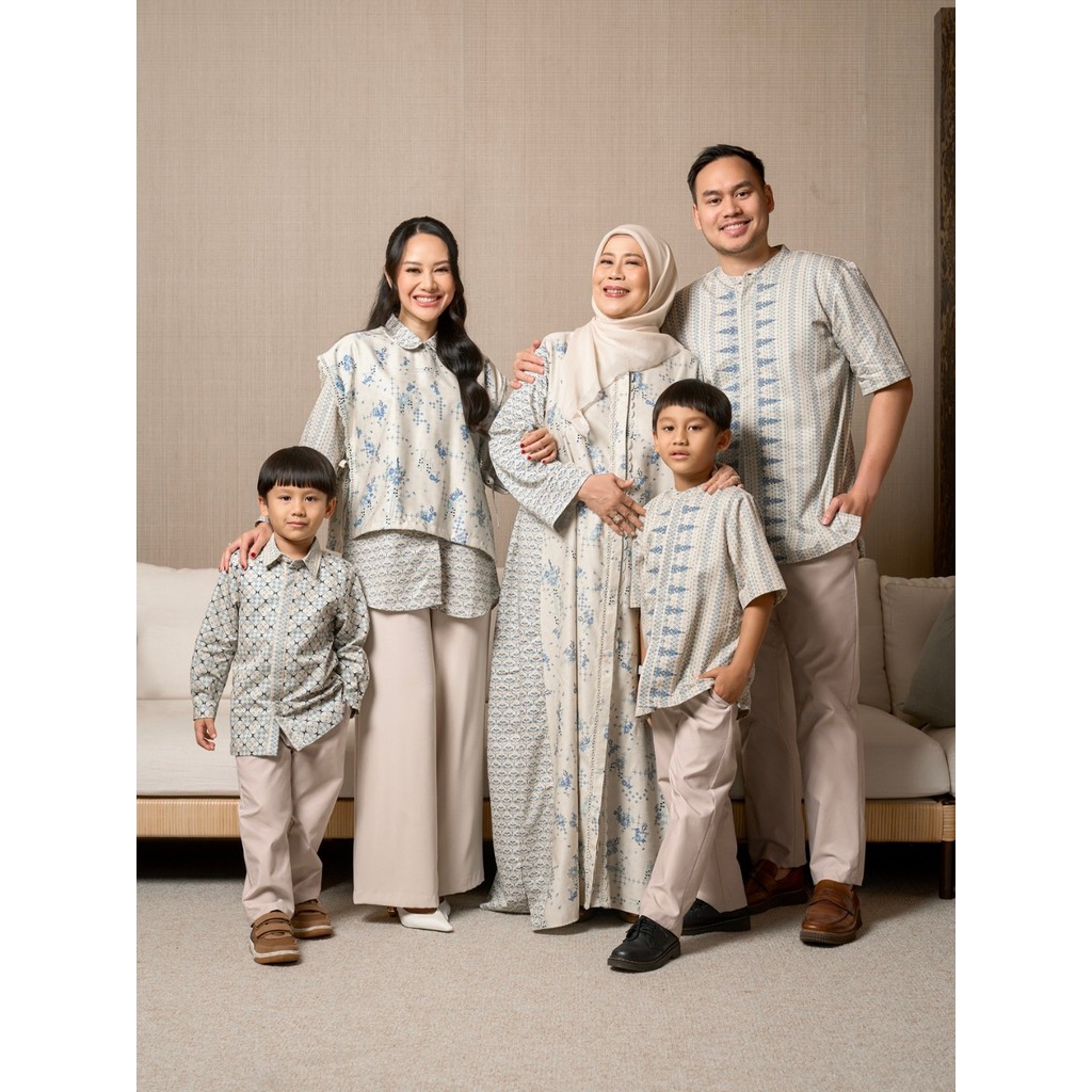 Jual Geulis.id SERENADA SERIES BLUE / SARIMBIT LEBARAN / BAJU LEBARAN ...
