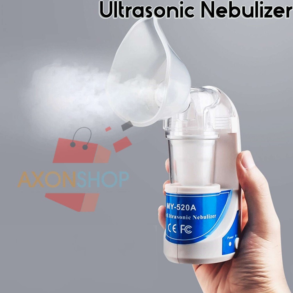 Jual AXON Nebulizer Alat Uap Bantu Pernafasan Asma Inhalasi MY-520A ...