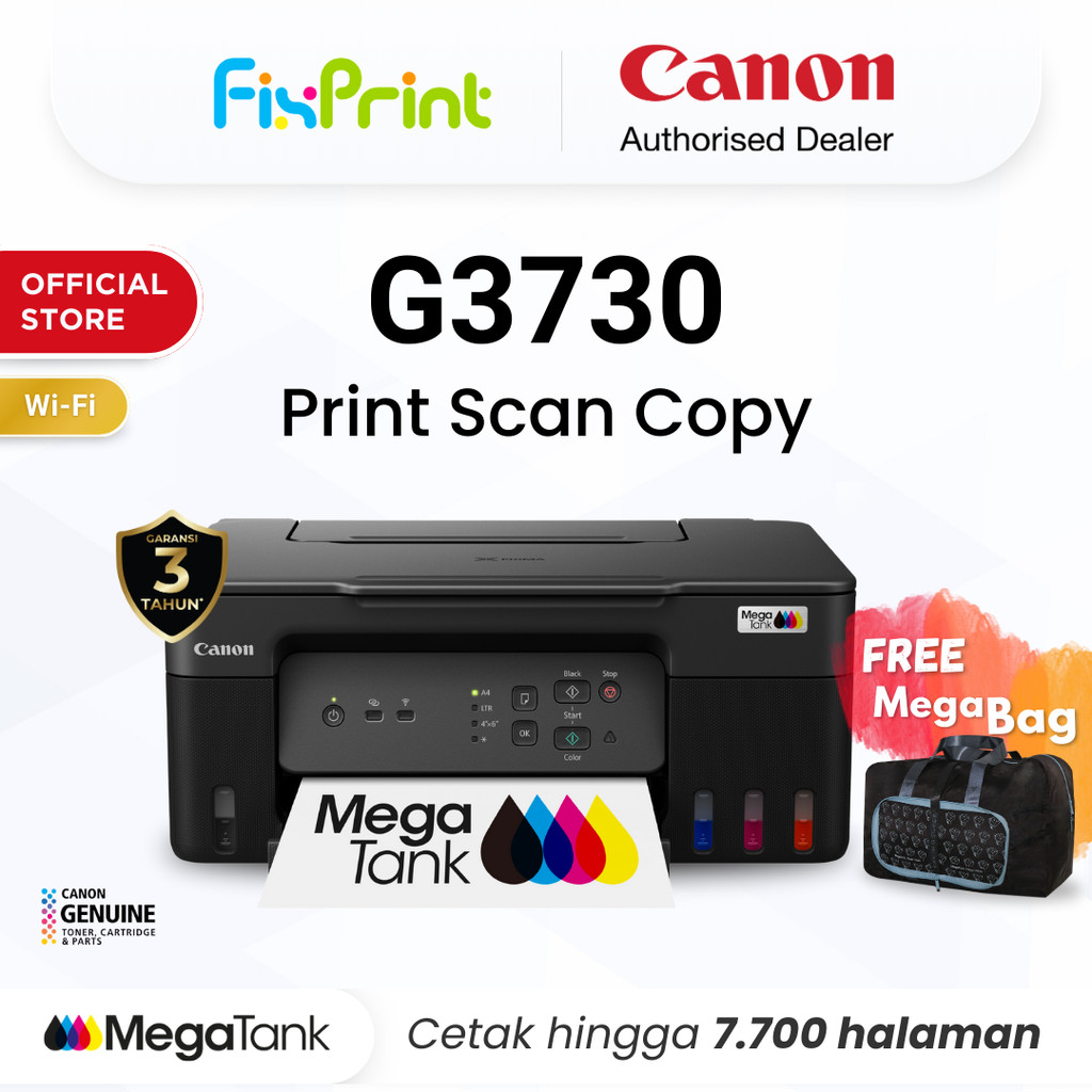 Jual FixPrint Printer Wifi Canon G3730 Hijau Green - Ink Tank Wireless ...