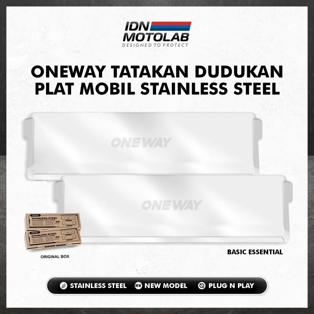 Jual Dudukan Tatakan Plat Nomor Stainless Cover Plat Mobil Tebal ...