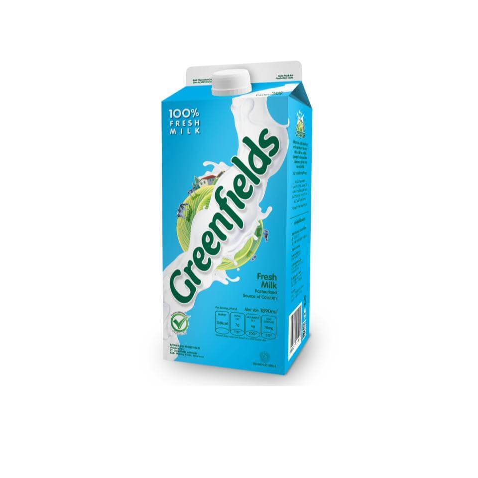 Jual Greenfields Susu Fresh Milk Full Cream 1890 ml | Shopee Indonesia